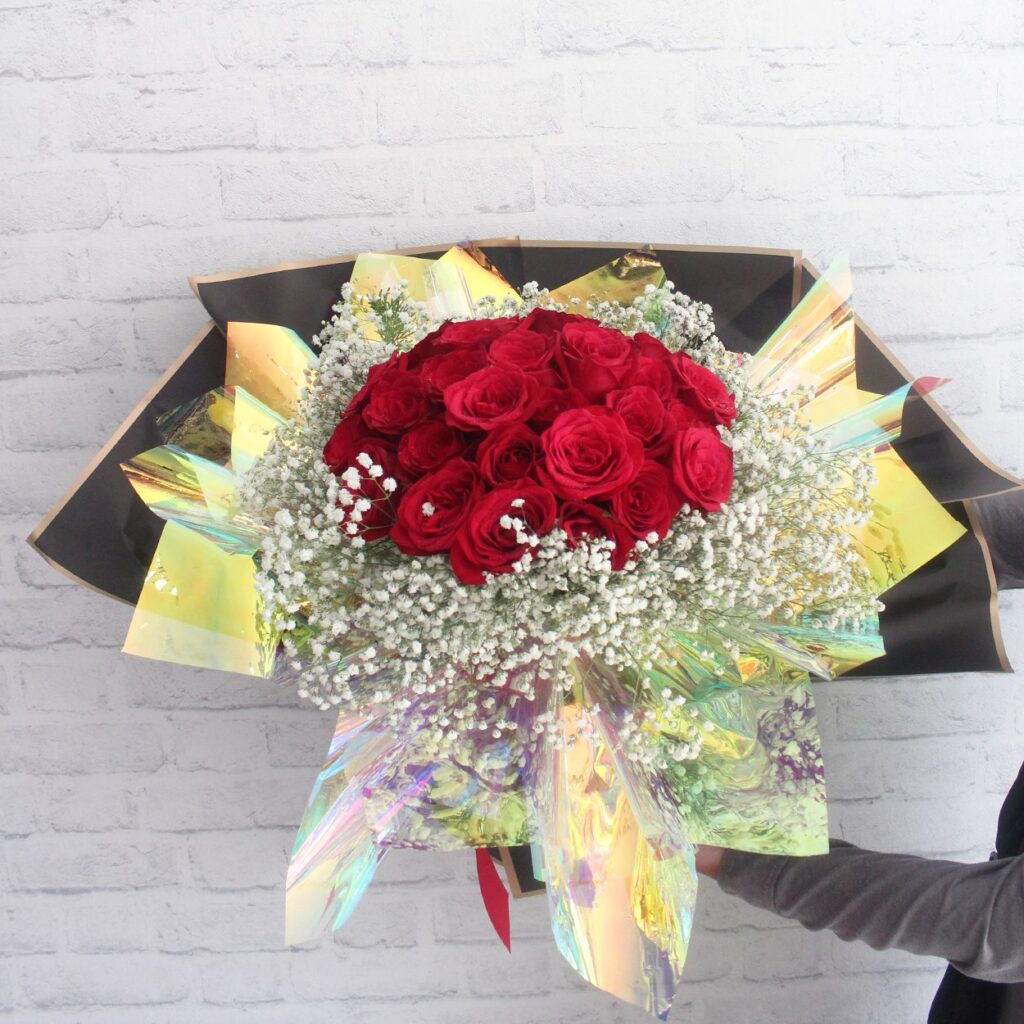 Love Forever Red Roses Bouquet | Free Delivery | Nurhampers Gifts